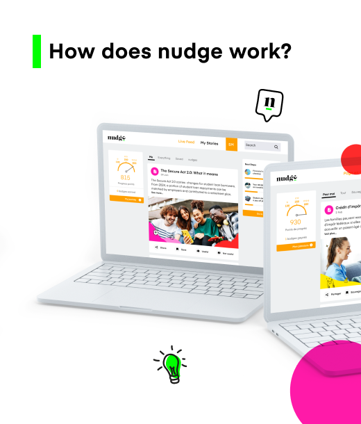 nudge money tree | financial education | nudge Global